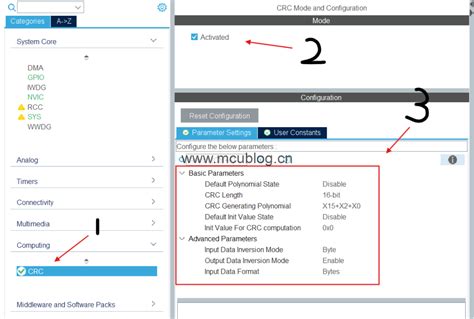 stm32cubemx 硬件 crc vs 软件 crc 速度实测：基于stm32的modbus crc mcu起航