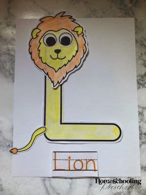 Letter L Craft Lion Activity Homeschooling Preschool