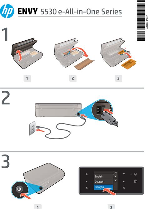 Hp Envy E All In One Printer Setup Poster