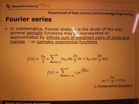 Flashcard Fourier Analysis Quizlet