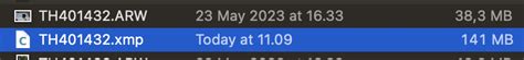 xmp files grows to hundreds of mb adobe community 13819130