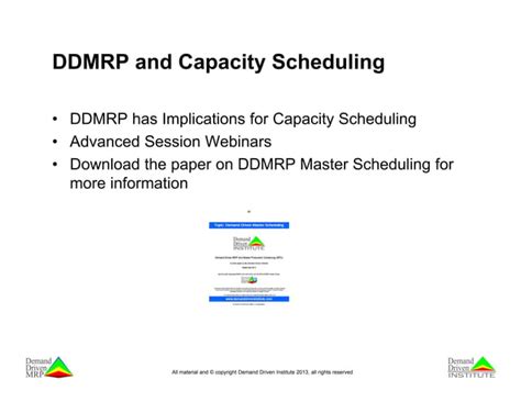 Ddmrp Capacity Scheduling Pdf