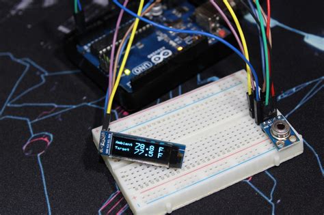 Arduino Contactless Thermometer With Mlx90614 Oled Lcd Surtr Technology