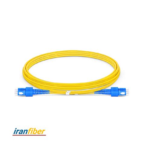 پچکورد فیبر نوری SC UPC SC UPC SM DX mm M ایران فایبر