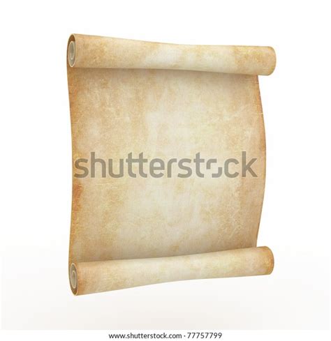흰색의 고립된 배경에 오래된 파피루스 3d 스톡 일러스트 77757799 Shutterstock