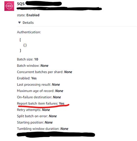 Amazon Web Services SQS Lambda Partial Batch Response Failure With C Stack Overflow