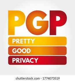 Pgp Pretty Good Privacy Acronym Technology Stock Vector Royalty Free 1774073519 Shutterstock