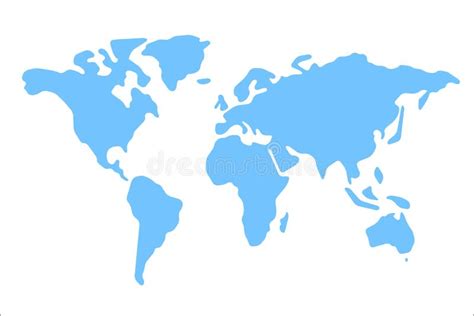 The World Map Of Black Contour Curves Illustration Stock Illustration Illustration Of