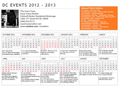 2013 Events In Washington Dc