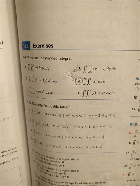 solved exercises 6 evaluate the iterated integral s1 x y