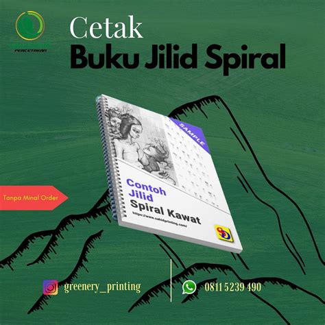Terbaik Cetak Buku Jilid Spiral Di Lamandau Hub 0811 5239 490 Wa