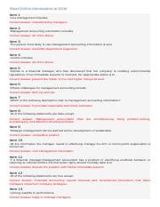 SCM Answers Docx Short Drill Re Introduction To SCM Item Line Management Includes Correct