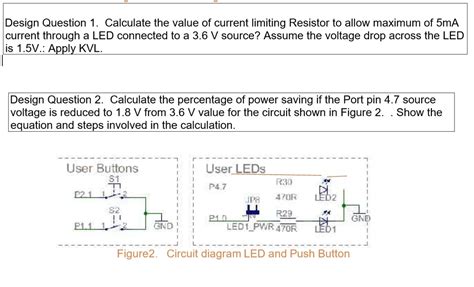 [get answer] design question 1 calculate the value of current limiting