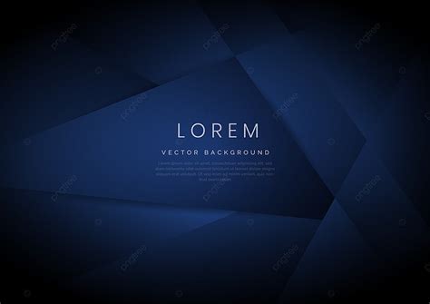 Abstract Dark Blue Triangle Overlapping Layer Background Technology