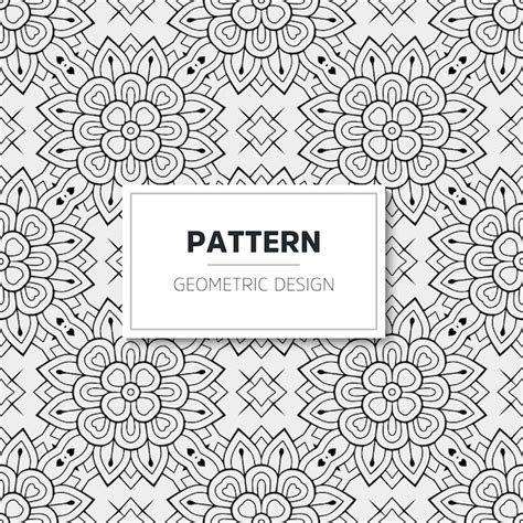 Premium Vector Luxury Mandala Pattern Geometric Design