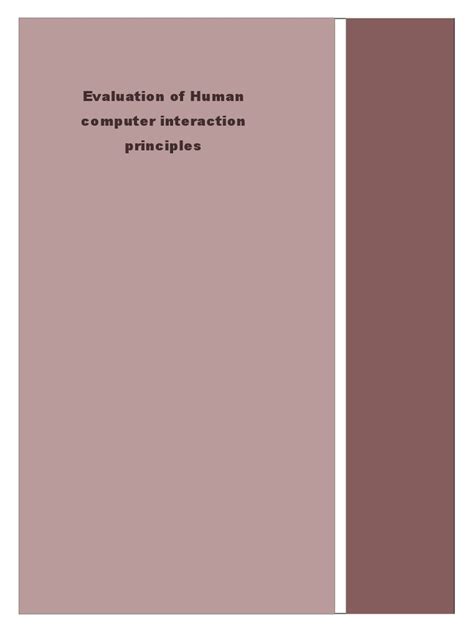 human computer interaction pdf human computer interaction usability