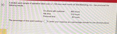solved a random work sample of operators taken over a