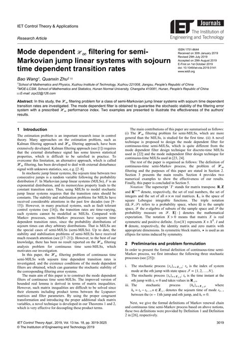 Mode Dependent H∞ Filtering For Semi Markovian Jump Linear Systems With