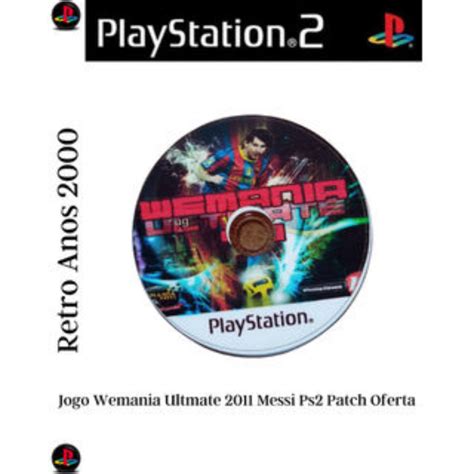 Jogo Wemania Ultmate 2011 Messi Ps2 Patch Oferta Shopee Brasil
