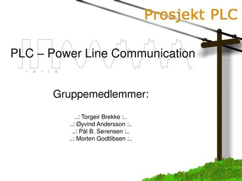 PPT PLC Power Line Communication PowerPoint Presentation Free