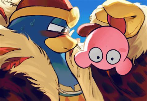 Kirby And King Dedede Kirby Drawn By Goguma Wagamja Danbooru