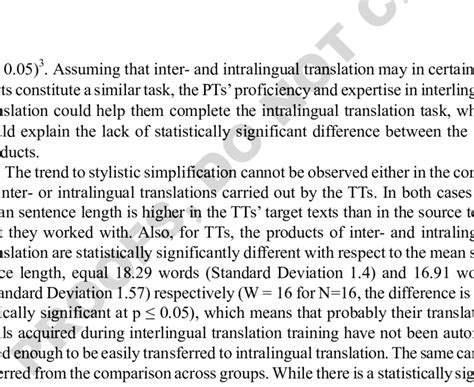 Mean Sentence Length In The Corpora Compiled Of Inter And Intralingual Download Scientific