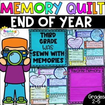 End of Year Class Memory Quilt | End of Year Activity and Bulletin Board
