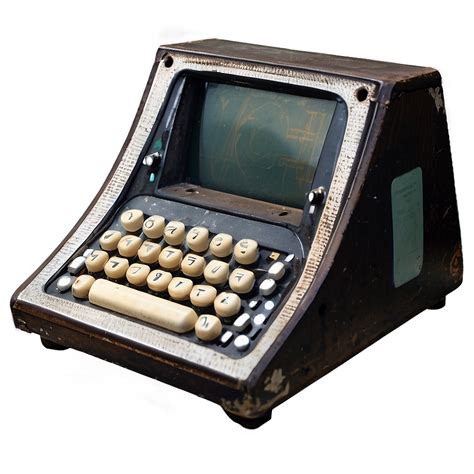 Download Antique Computing Device Png Sxt49