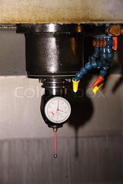 Measuring Instrument In CNC Milling Stock Photo Colourbox
