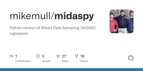 Github Mikemull Midaspy Python Version Of Mixed Data Sampling Midas Regression