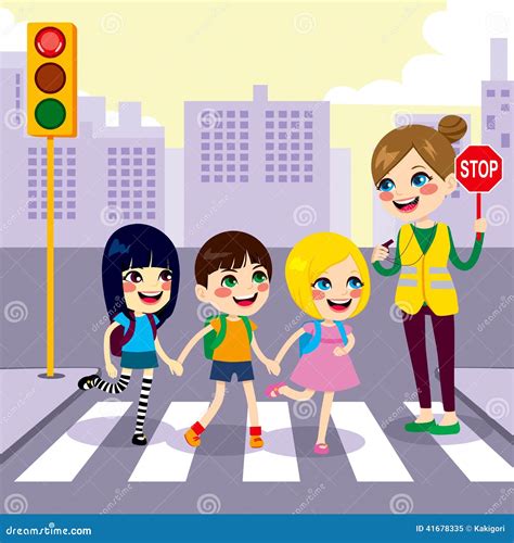 Crossing The Road Clipart Pics