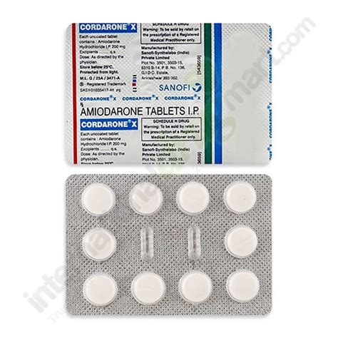 Buy Amiodarone 200mg Tablets Online At Discounted Price Idm