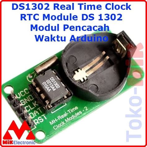 Ds1302 Real Time Clock Rtc Module Ds 1302 Modul Pencacah Waktu Arduino