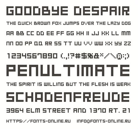 Goodbye Despair Font