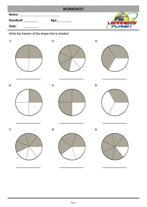 Fractions Worksheets Grade 3 Artofit