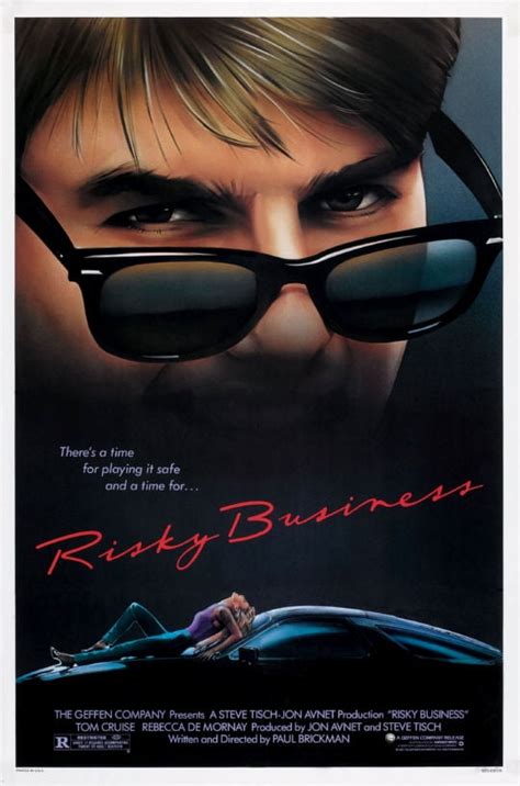 Risky Business Movie Poster 24x36 Art Poster 24x36 Multi Color Square