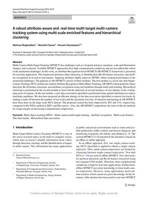 a robust attribute aware and real time multi target multi camera