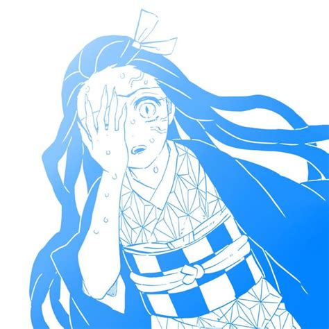 Nezuko Coloured Manga Panel In Slayer Anime Demon