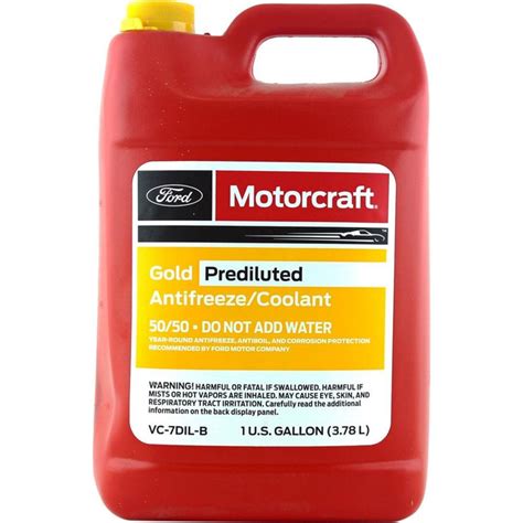 Антифриз Ford Motorcraft Orange Prediluted Antifreeze/Coolant 50/50 ...