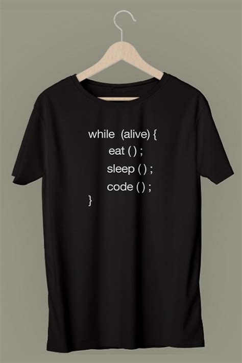While Alive Eat Sleep Code Programmer Tshirt Merchshop