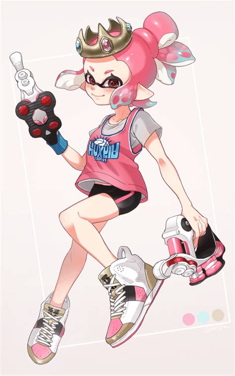 Inkling Player Character And Inkling Girl Splatoon And 1 More Drawn By Yeneny Danbooru