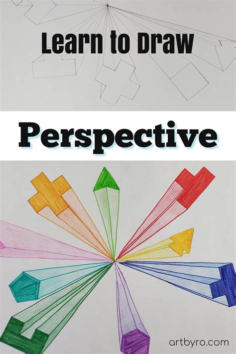 step by step how to draw one point perspective shapes learn how to