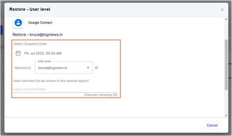 How To Restore Google Workspace User Archives From The SysCloud Backup Application