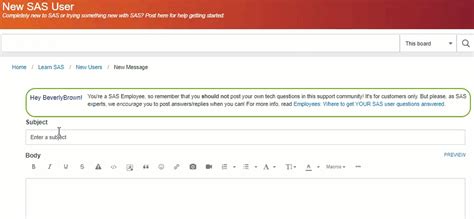 How To Get Fast Helpful Answers Sas Support Communities