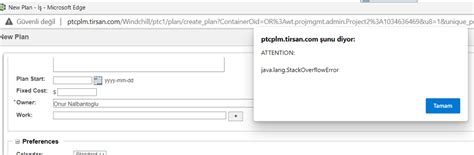 Solved Projectlink Project Creation Error Ptc Community