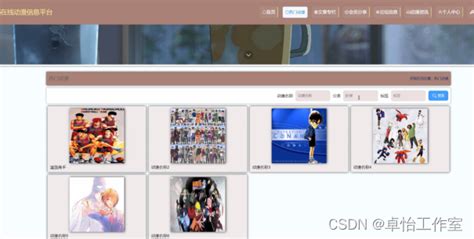 【计算机毕业设计】524在线动漫信息平台 智能动漫平台建设意义 csdn博客