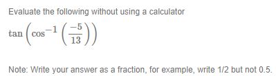 Solved Evaluate The Following Without Using A Chegg