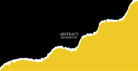 검은 배경에 노란색 찢어진 종이 프레임 벡터 일러스트 레이 션 벽지 추상 배너 0명에 대한 스톡 벡터 아트 및 기타 이미지