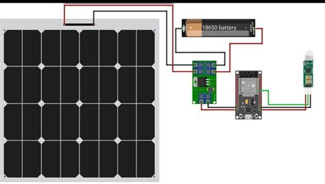 Solar Charged Battery Powered Motion Sensing Tutorial