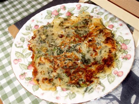 쑥갓미나리해물빈대떡만들기 향긋한 봄내음을 느낄 수 있는 쑥갓미나리해물빈대떡